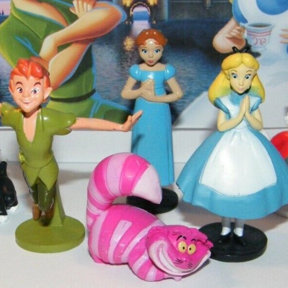 Disney | Toys | Disney Classic Movie Figure Set Of Peter Pan Alice In ...